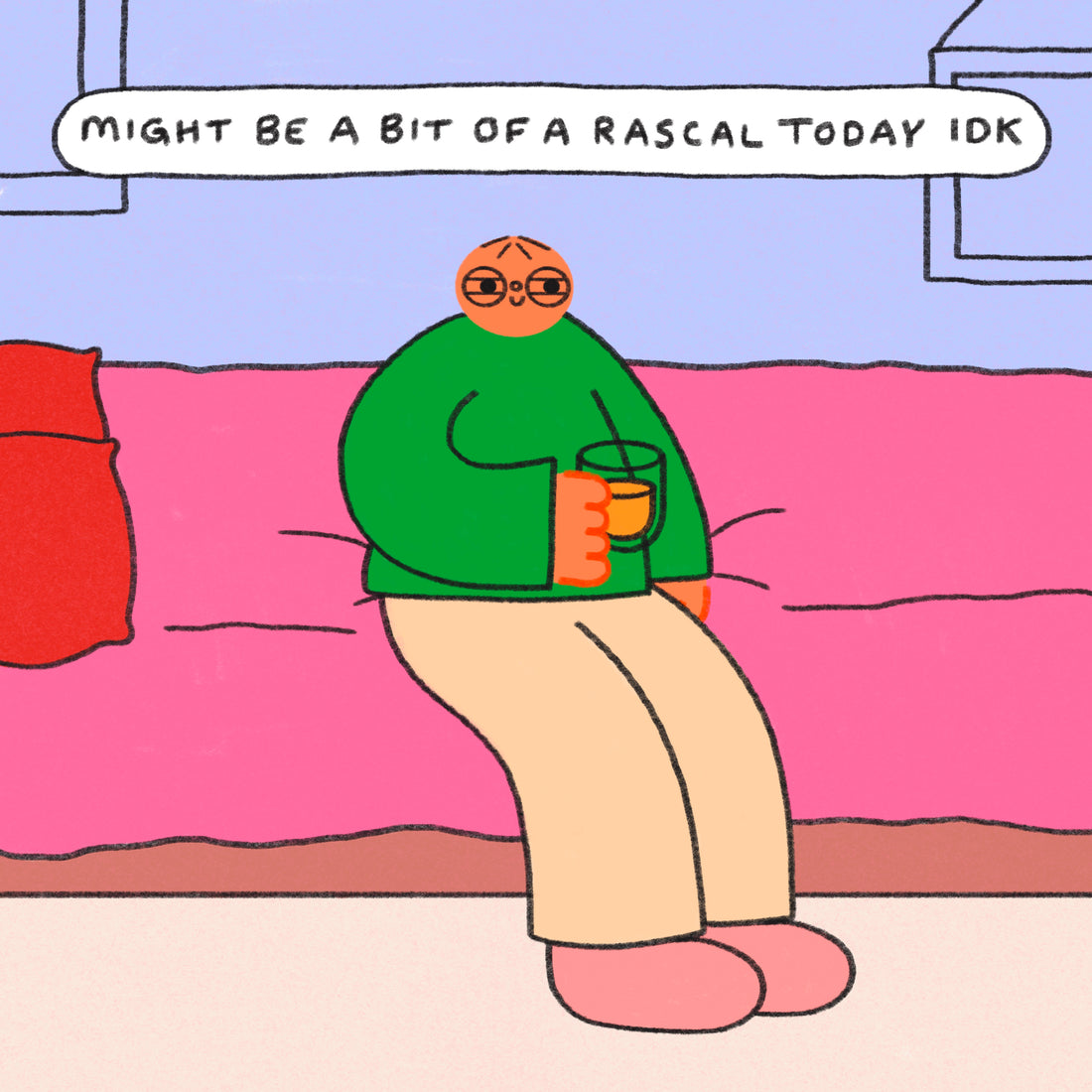 Rascal Art Print – Orange Juice For Dinner